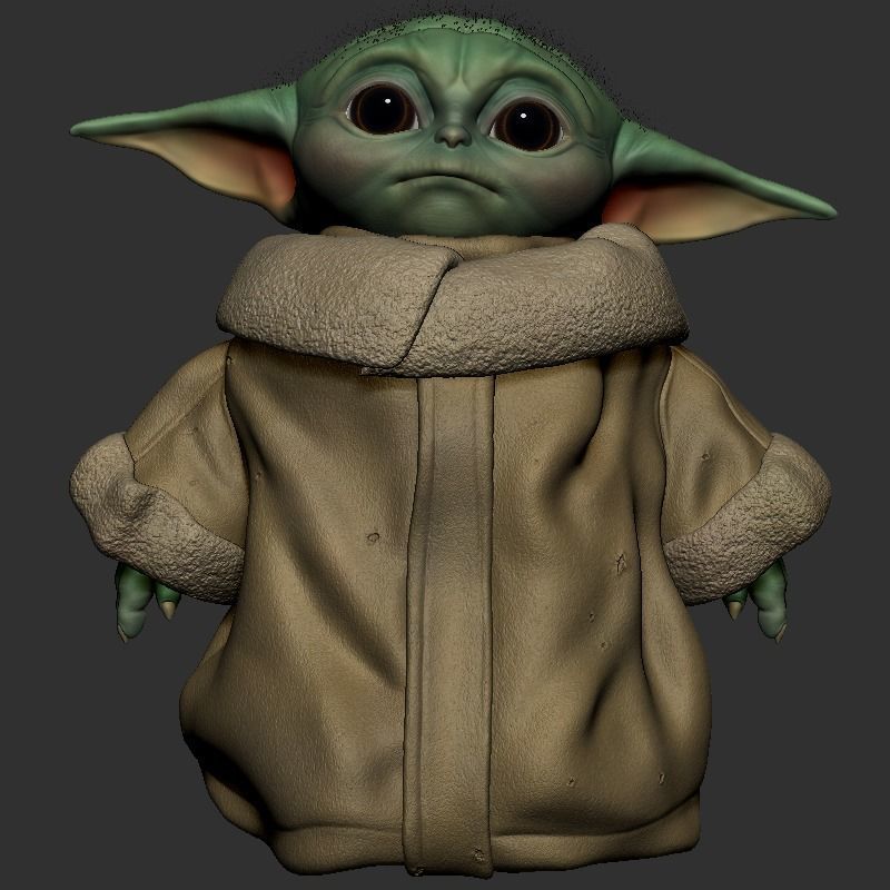 Baby Yoda 3D model | CGTrader