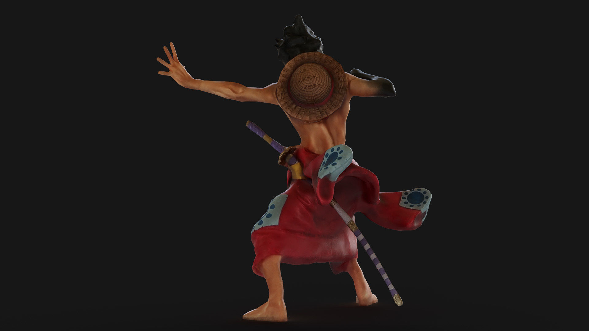 Luffy Figure free VR / AR / low-poly 3D model | CGTrader