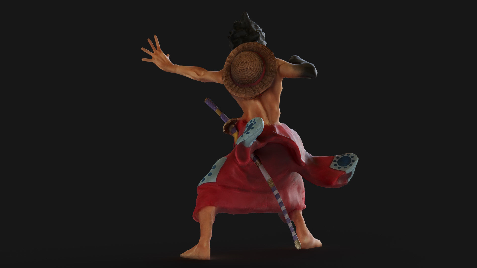 Luffy Figure free VR / AR / low-poly 3D model | CGTrader