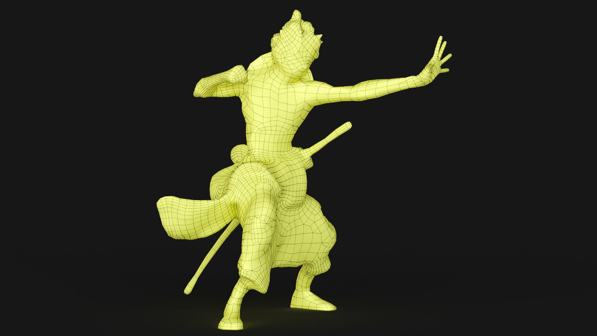 Luffy Figure free VR / AR / low-poly 3D model | CGTrader