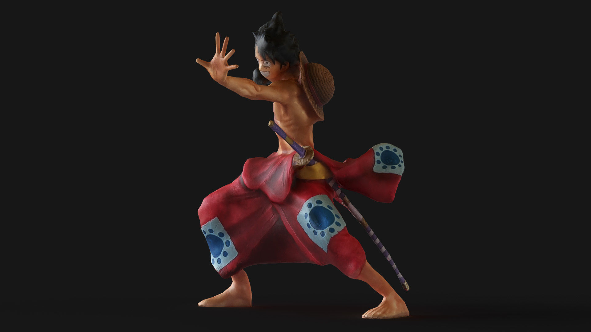 Luffy Figure free VR / AR / low-poly 3D model | CGTrader