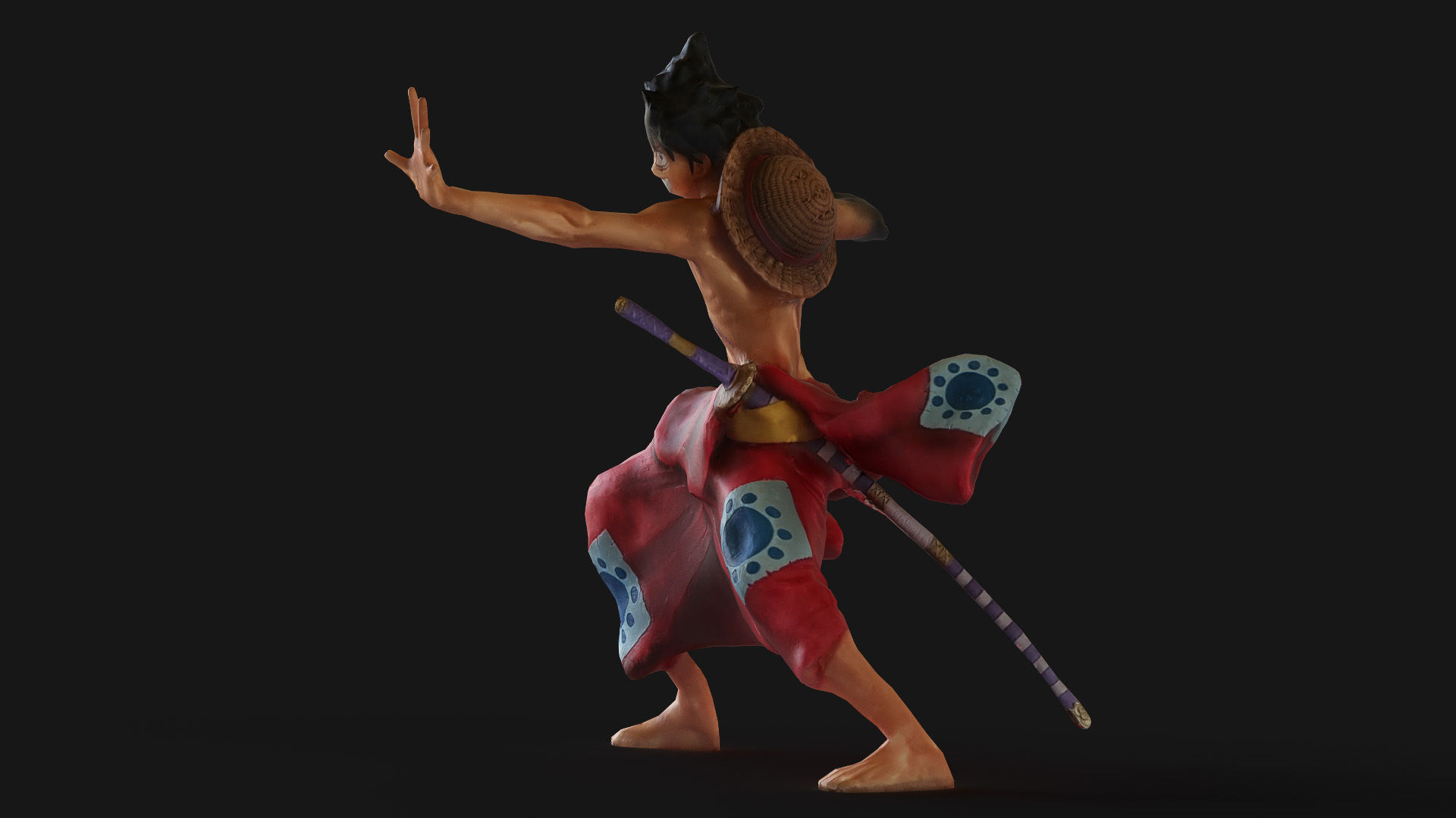 Luffy Figure free VR / AR / low-poly 3D model | CGTrader
