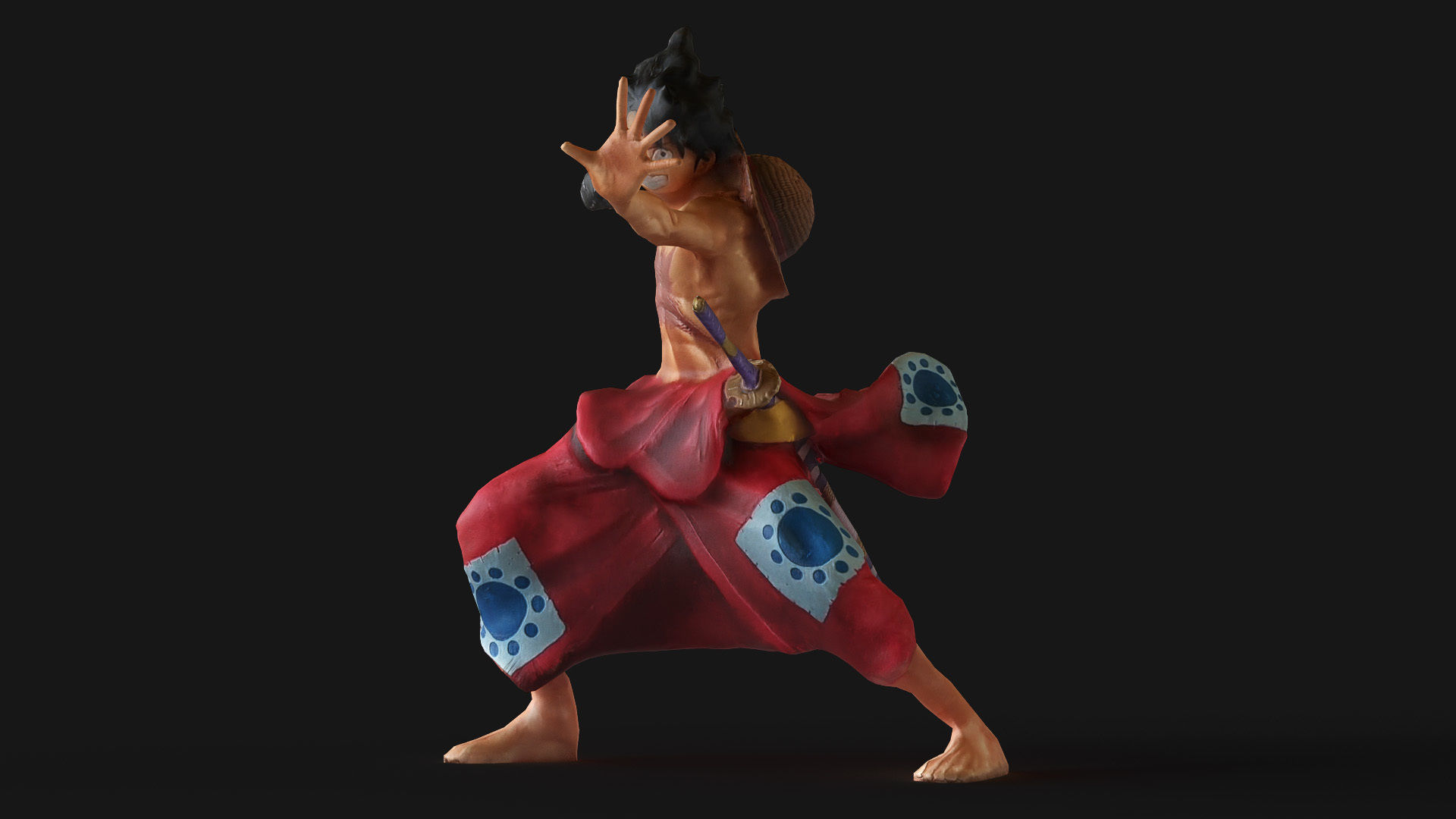 Luffy Figure free VR / AR / low-poly 3D model | CGTrader