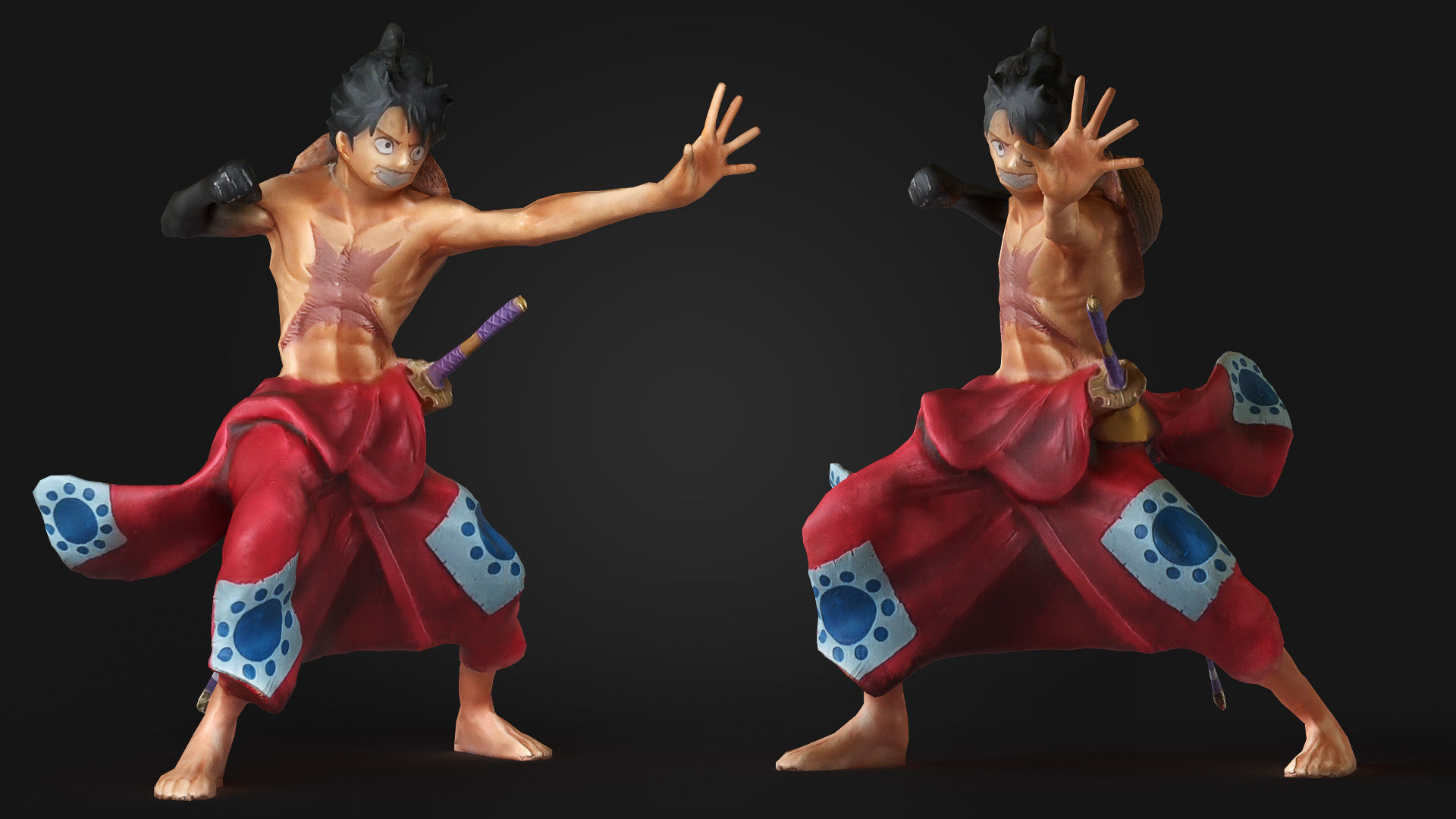 Luffy Figure free VR / AR / low-poly 3D model | CGTrader