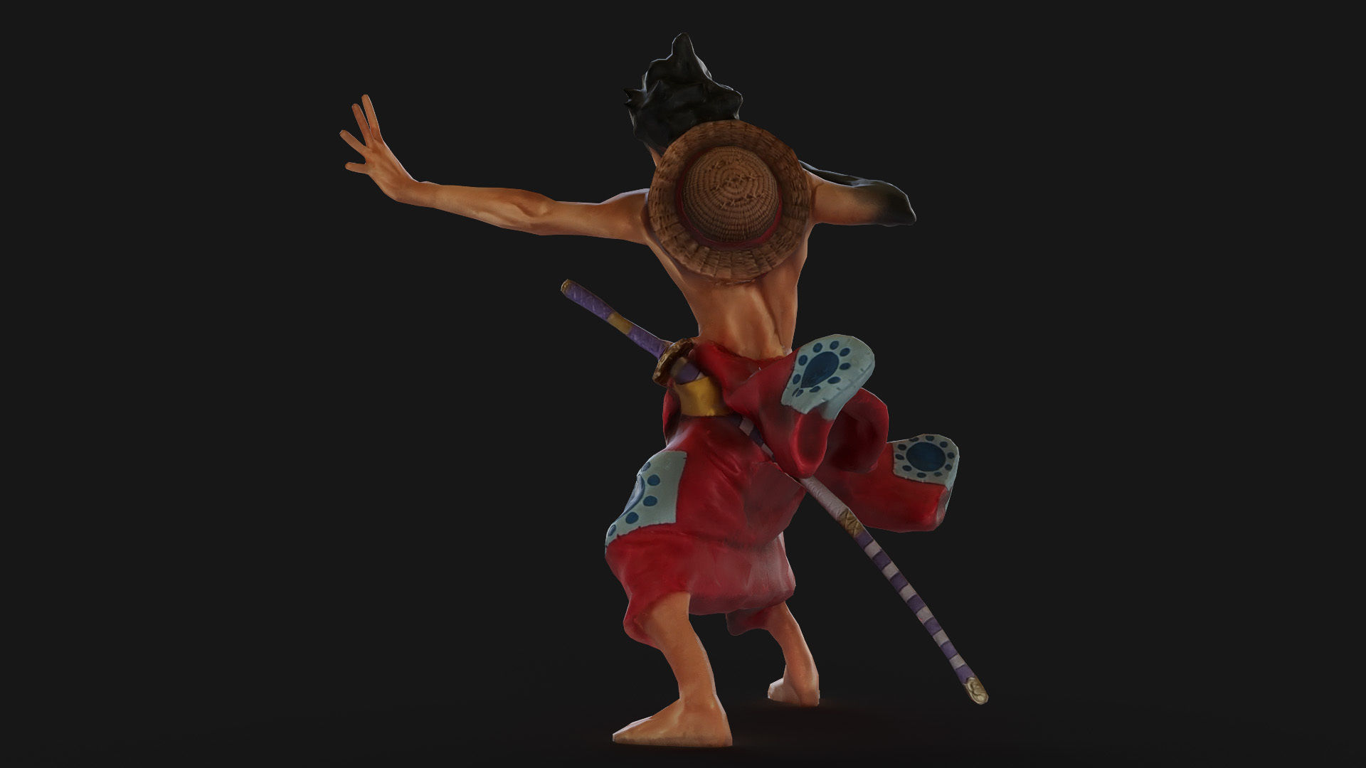 Luffy Figure free VR / AR / low-poly 3D model | CGTrader