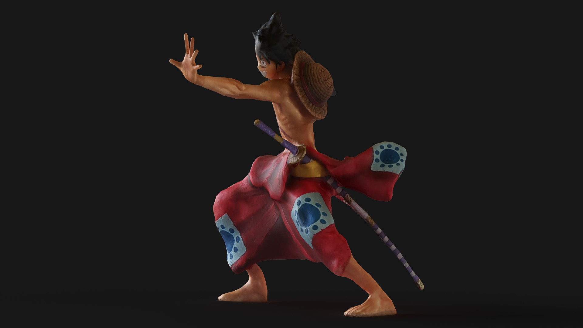 Luffy Figure free VR / AR / low-poly 3D model | CGTrader
