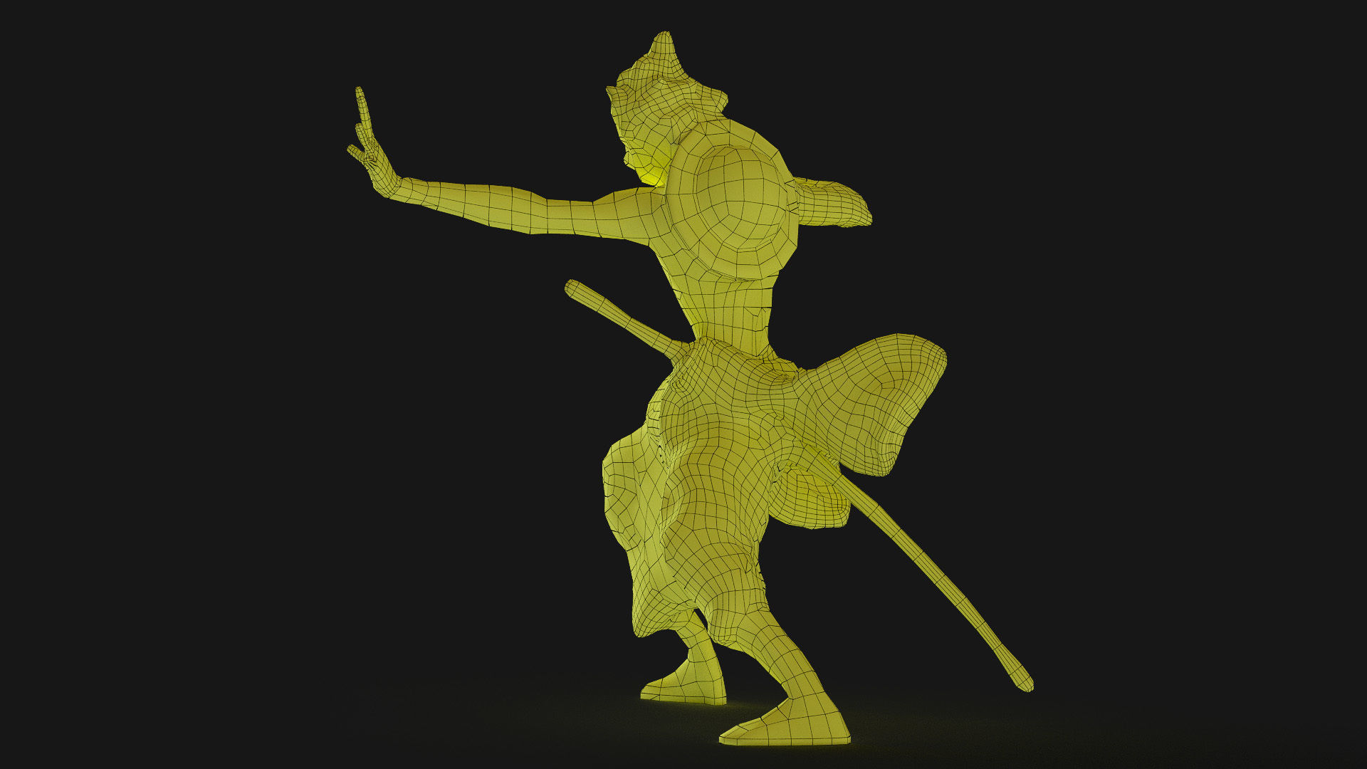 Luffy Figure free VR / AR / low-poly 3D model | CGTrader