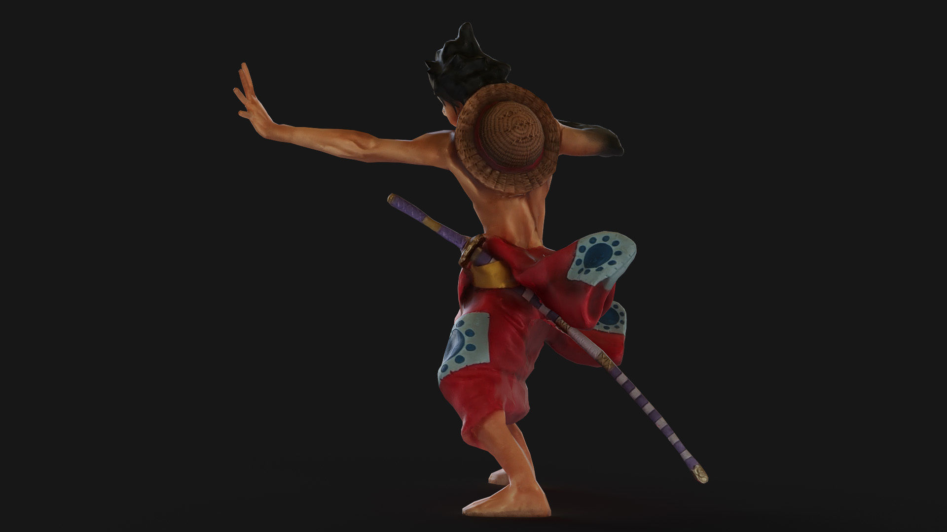 Luffy Figure free VR / AR / low-poly 3D model | CGTrader