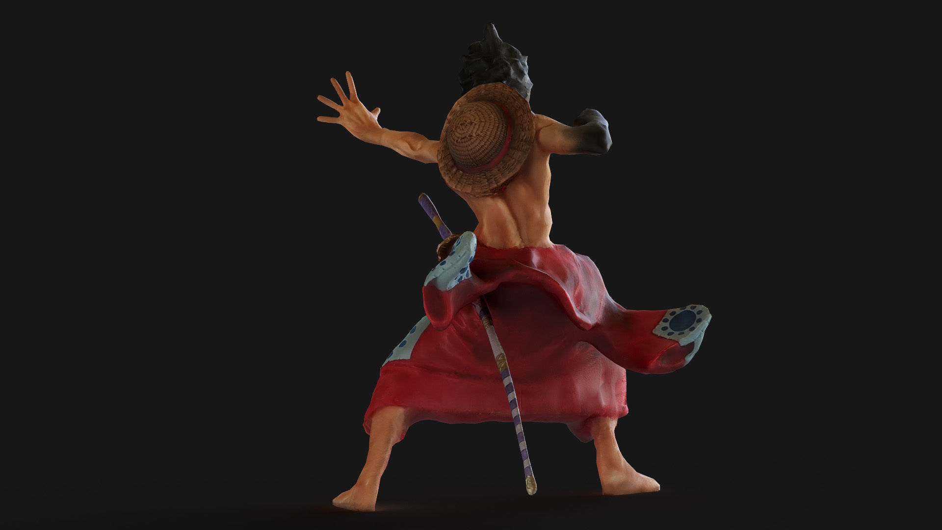 Luffy Figure free VR / AR / low-poly 3D model | CGTrader