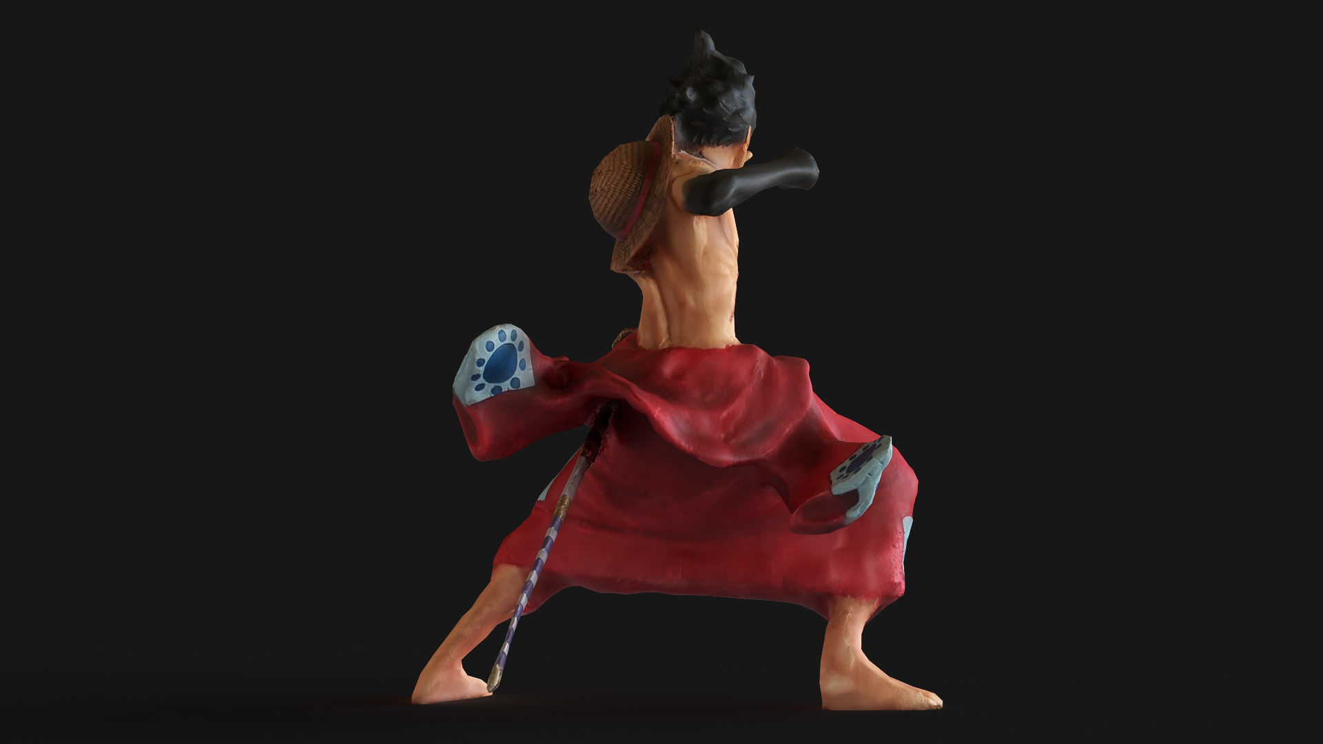 Luffy Figure free VR / AR / low-poly 3D model | CGTrader