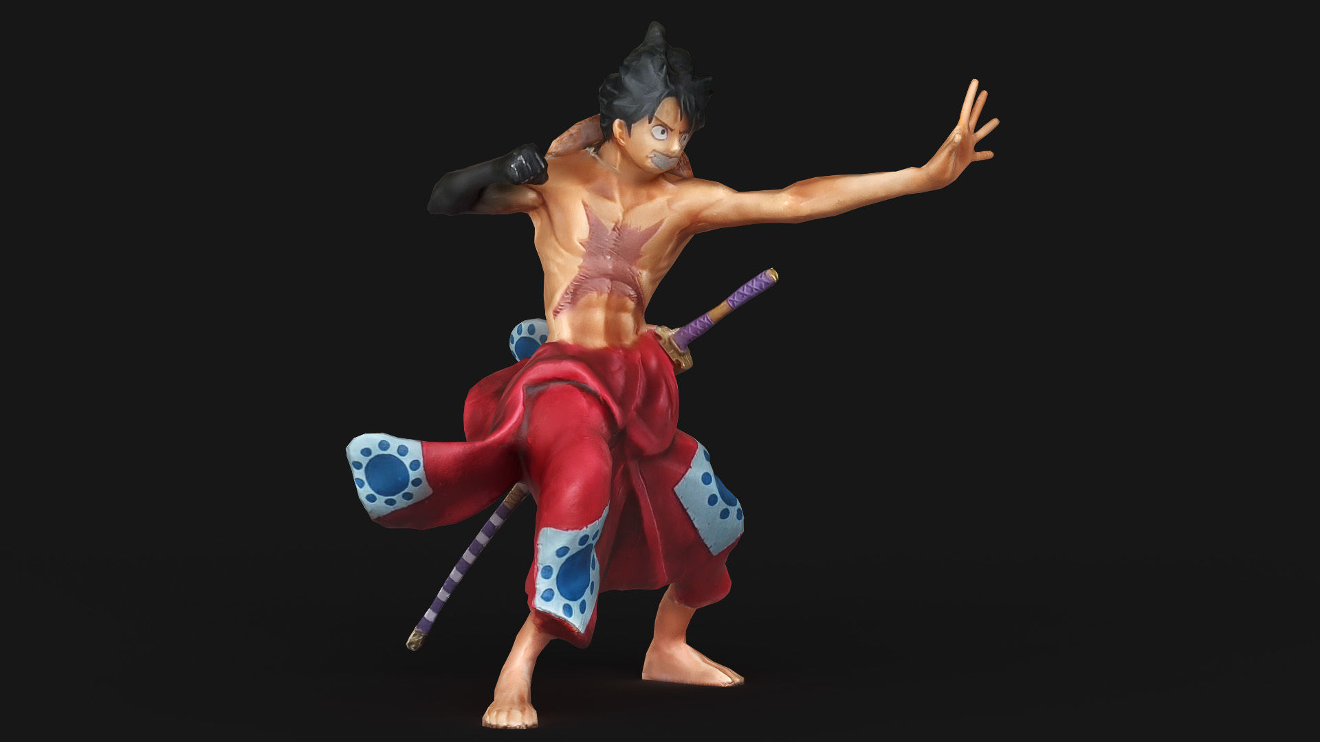 Luffy Figure free VR / AR / low-poly 3D model | CGTrader