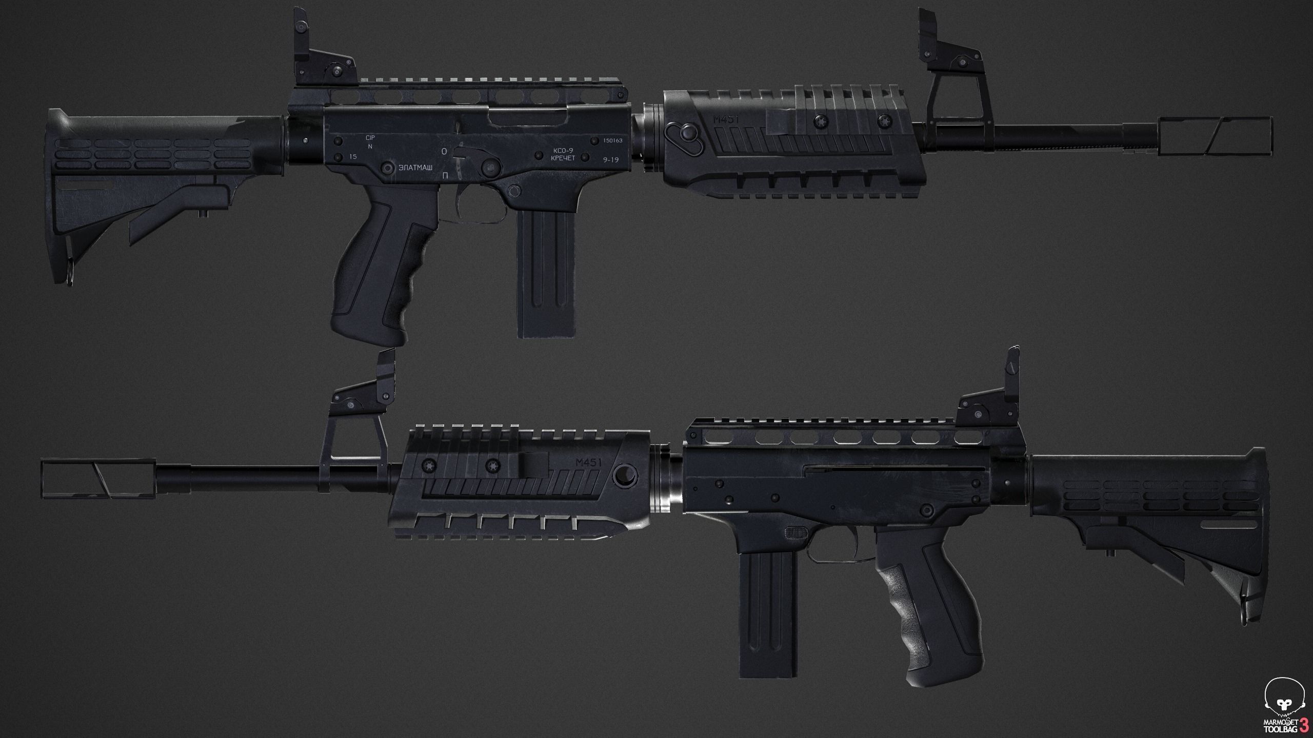 3D model PP-91 Cedar With upgrades VR / AR / low-poly | CGTrader