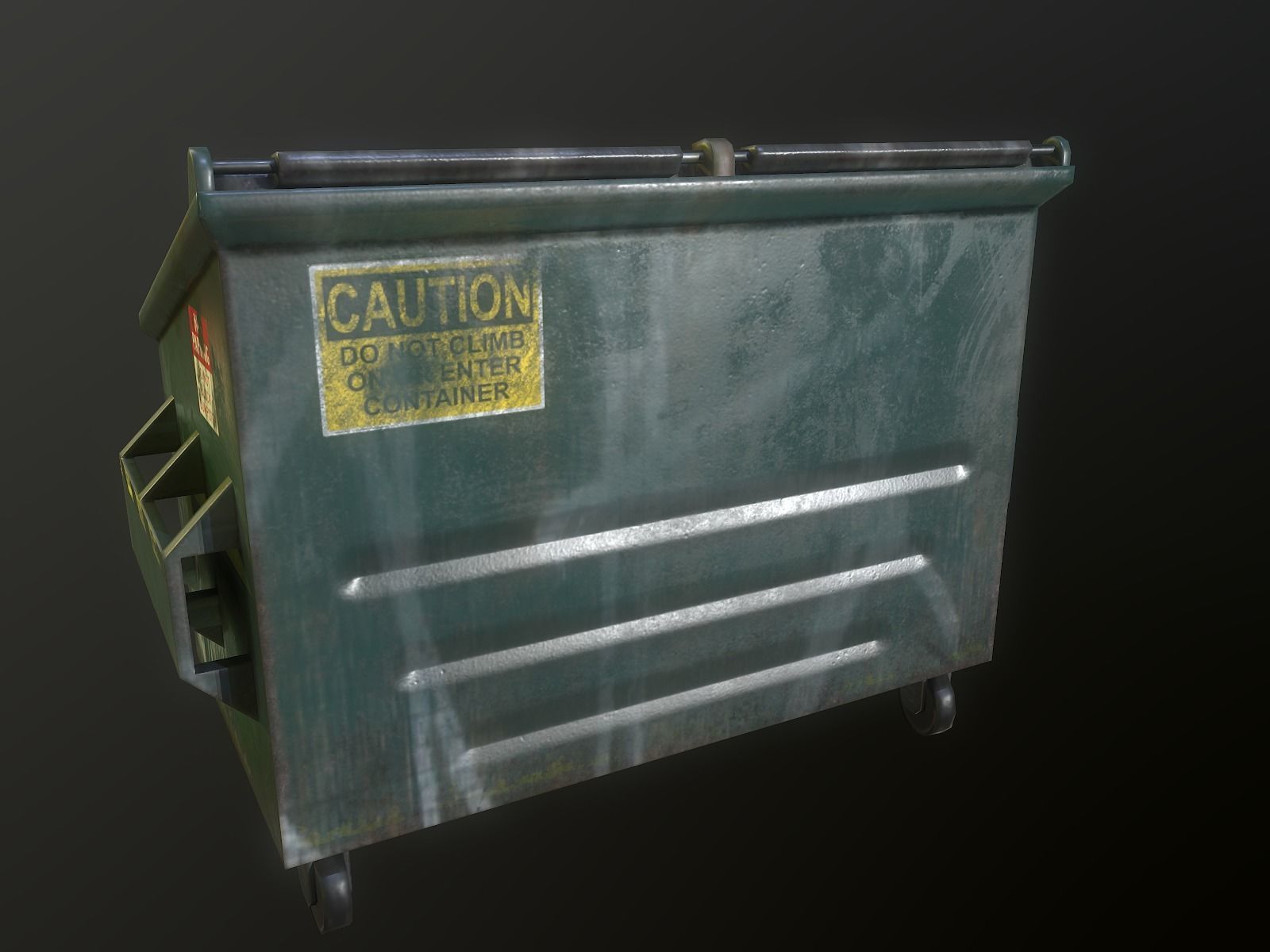 3D model Dumpster prop pbr VR / AR / low-poly | CGTrader