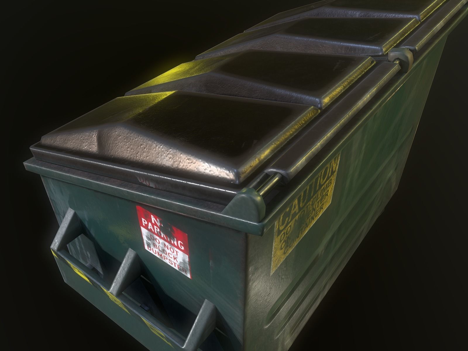 3D model Dumpster prop pbr VR / AR / low-poly | CGTrader