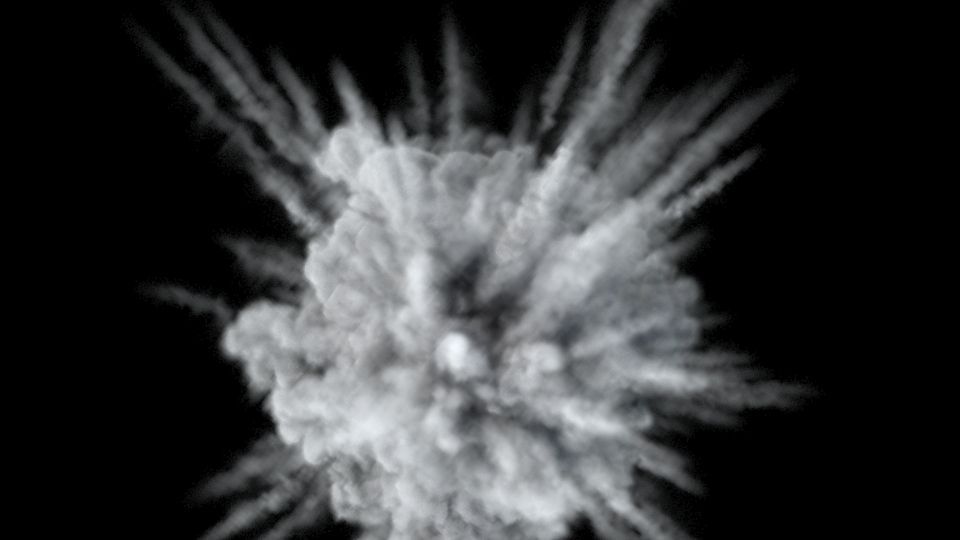 3D model Houdini - Shrapnel Explosion VR / AR / low-poly rigged ...