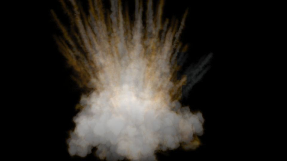 3D model Houdini - Shrapnel Explosion VR / AR / low-poly rigged ...