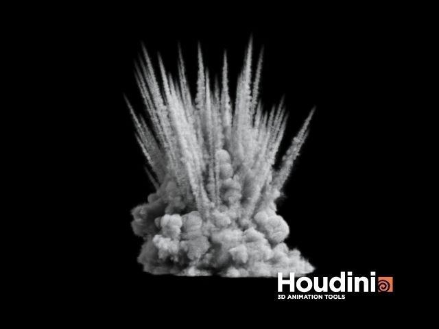 3D model Houdini - Shrapnel Explosion VR / AR / low-poly rigged ...