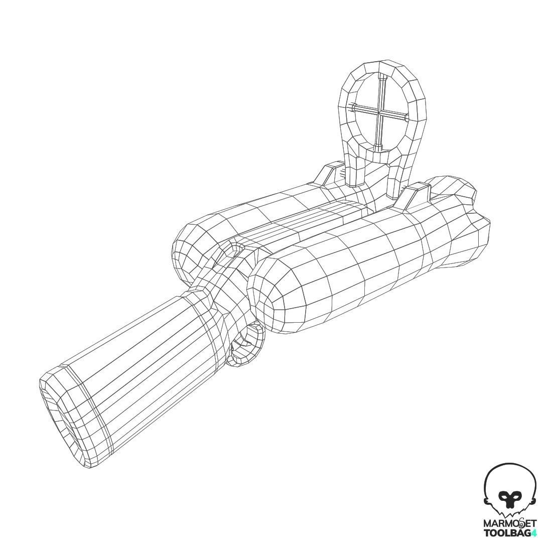 3D model Lowpoly Stylized Shotgun Prop VR / AR / low-poly | CGTrader