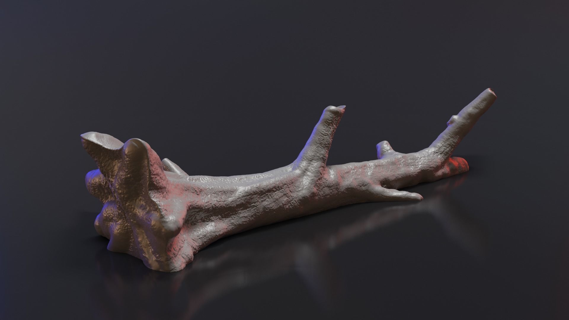 Fallen Tree - scatter terrain 3D model 3D printable | CGTrader