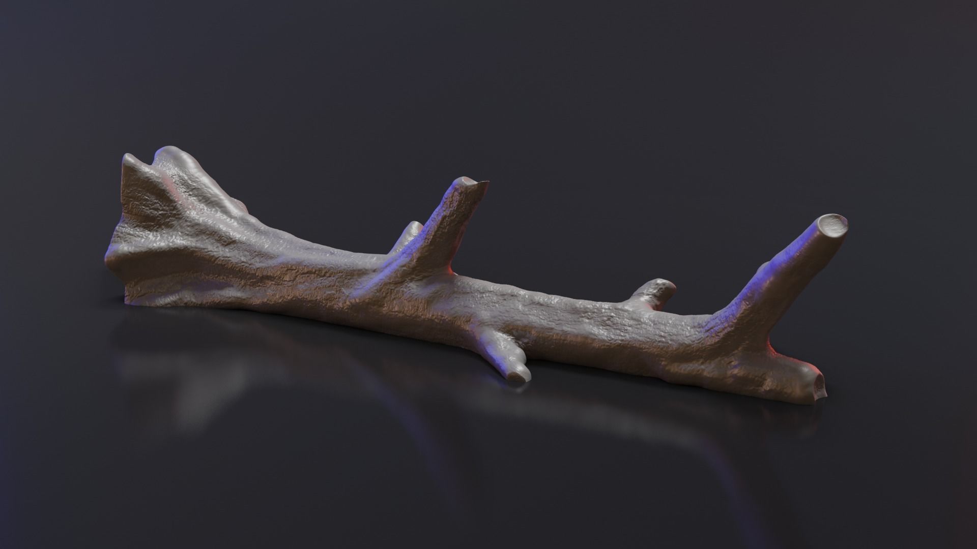 Fallen Tree - scatter terrain 3D model 3D printable | CGTrader