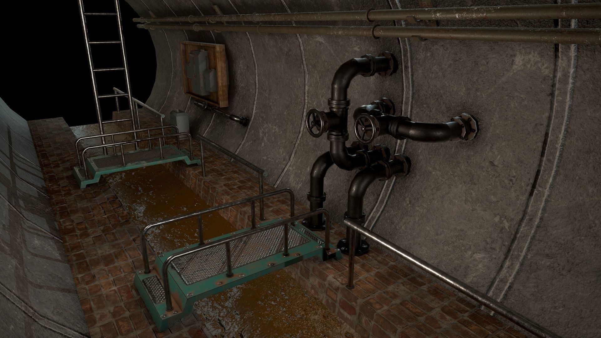 3D model Modular Sewers PBR VR / AR / low-poly | CGTrader