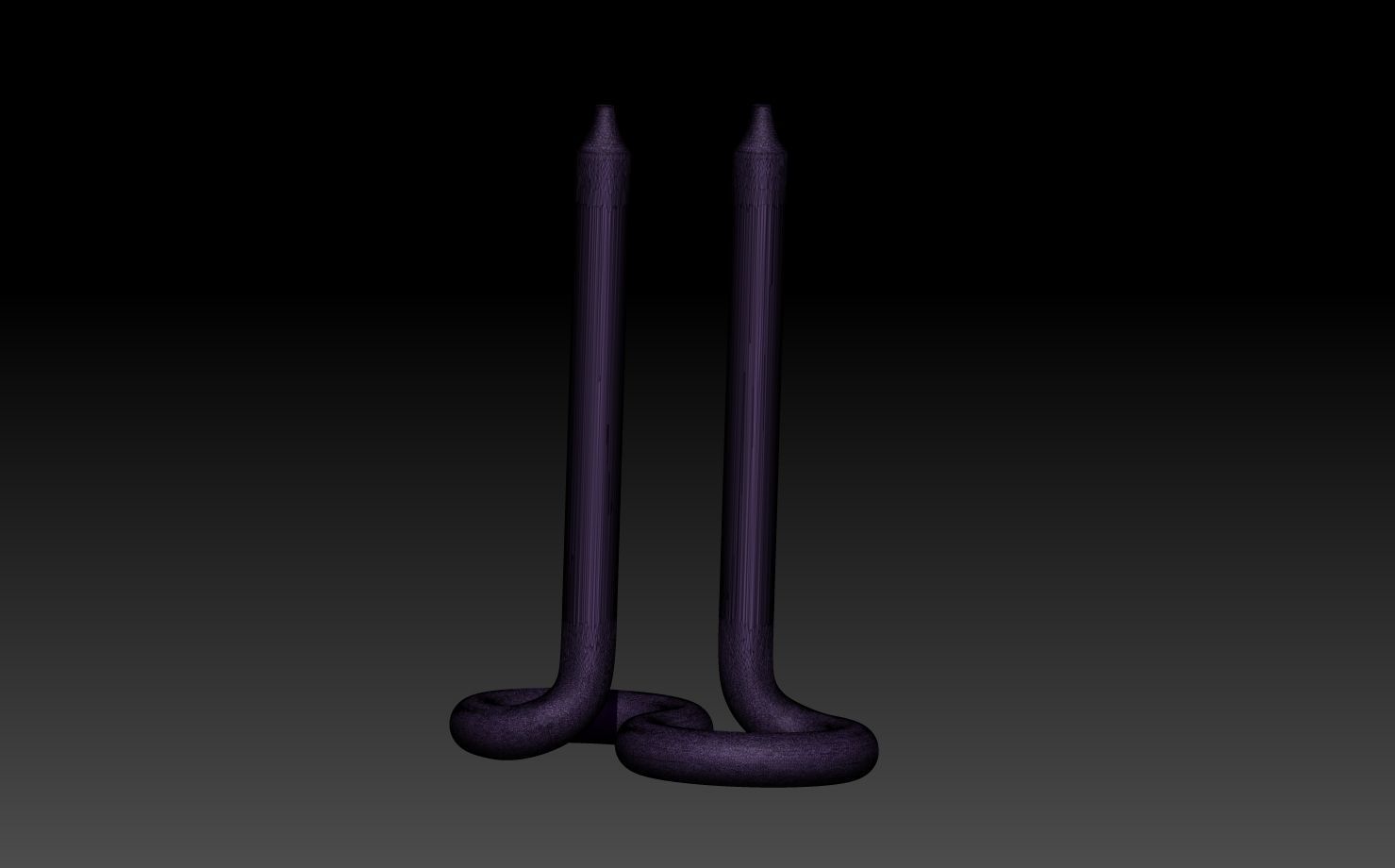 Candle interesting shape 3D model 3D printable | CGTrader