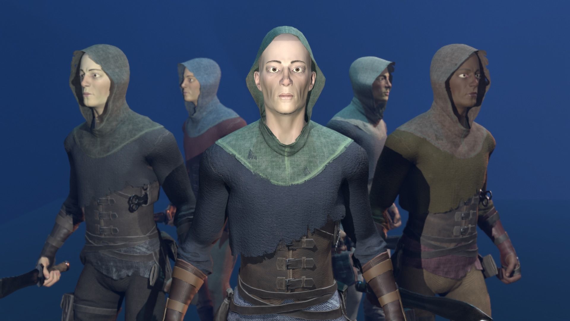 3D model Male Robber VR / AR / low-poly rigged animated | CGTrader