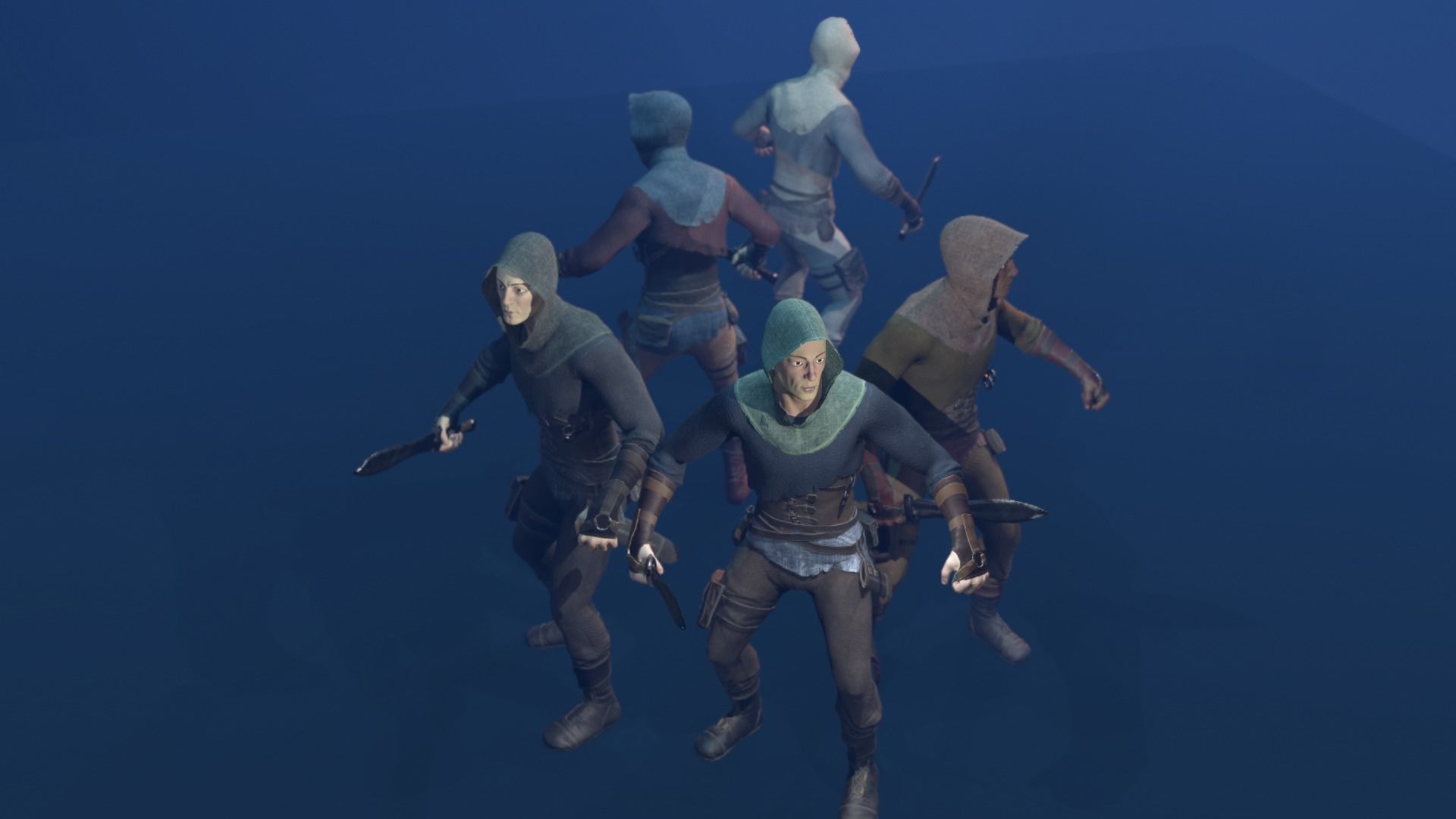 3D model Male Robber VR / AR / low-poly rigged animated | CGTrader