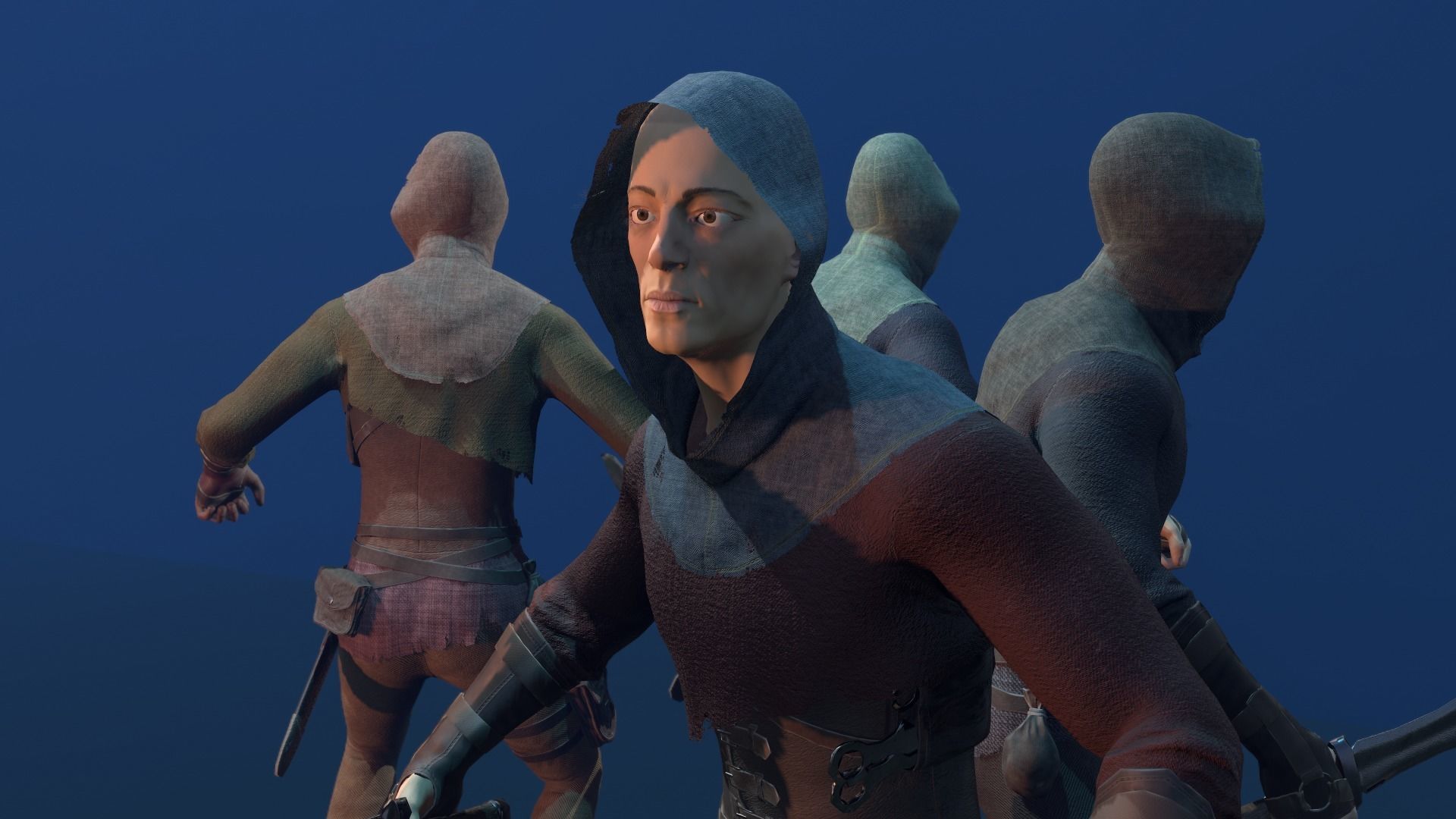 3D model Male Robber VR / AR / low-poly rigged animated | CGTrader