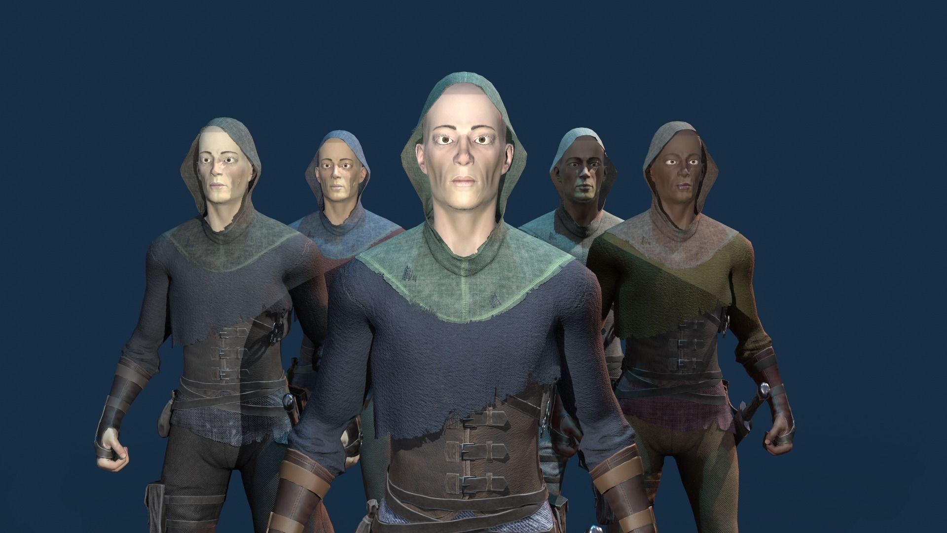 3D model Male Robber VR / AR / low-poly rigged animated | CGTrader