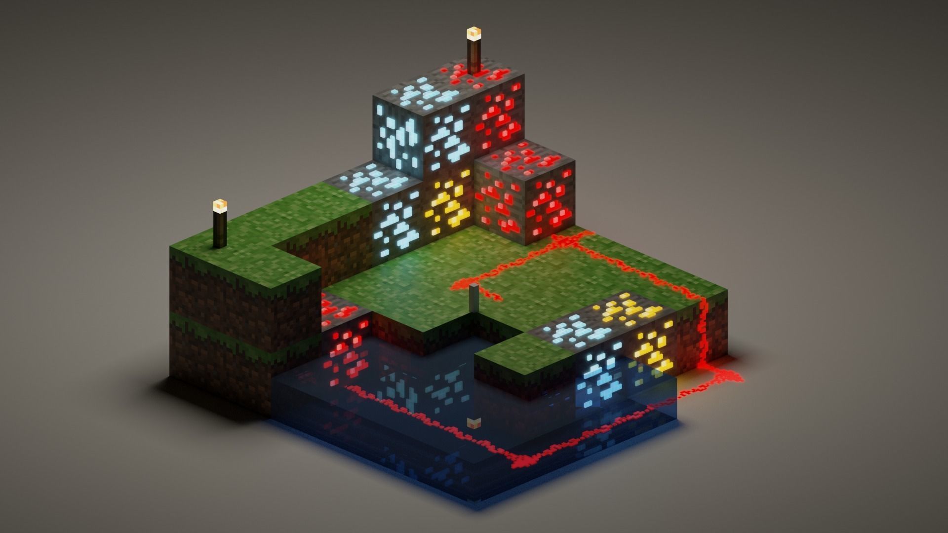 Minecraft Fanart free 3D model | CGTrader