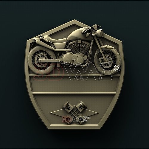 BIKER SIGN 3D model | CGTrader