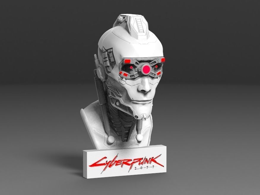 Cyberpunk 2077 lamp 3D model 3D printable | CGTrader