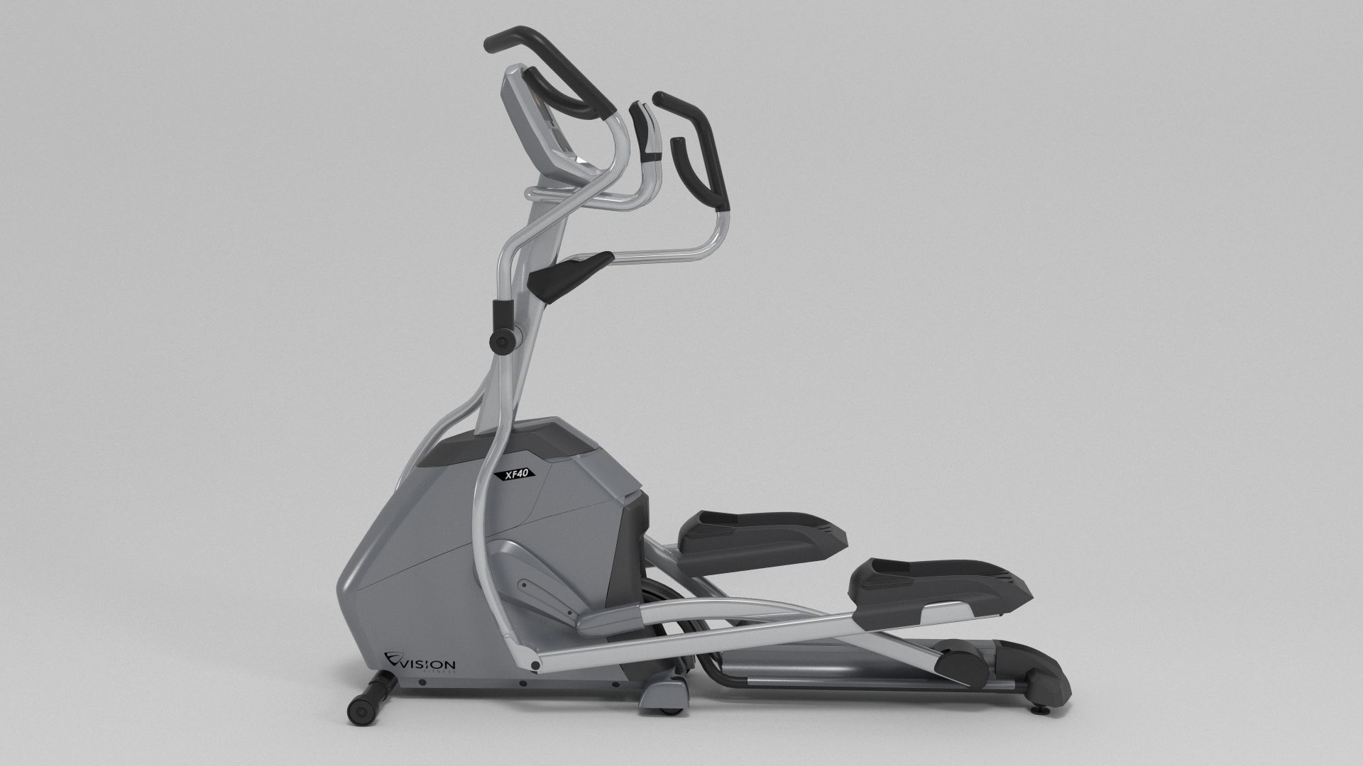 Vision Fitness XF40 Elliptical Machine 3D model | CGTrader