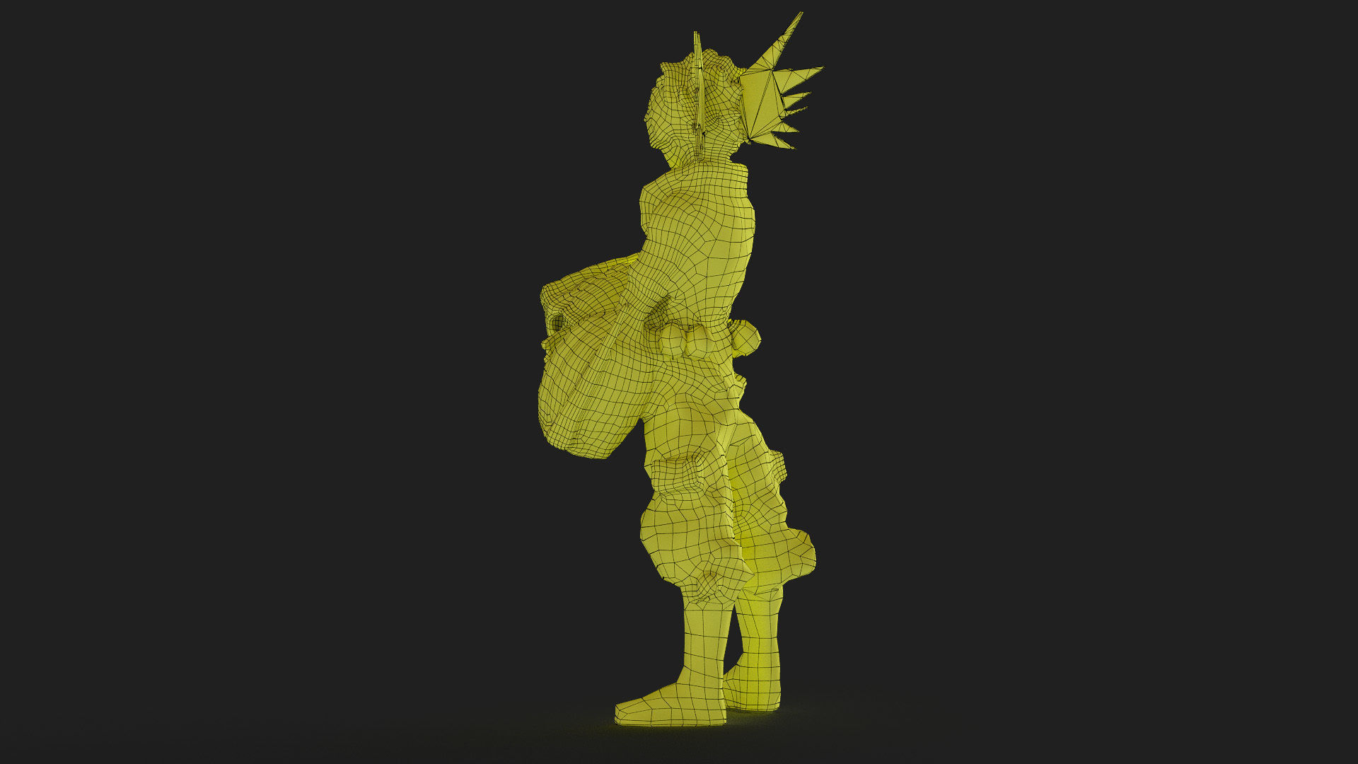 3D model Katsuki Bakugo My Hero Academia VR / AR / low-poly | CGTrader