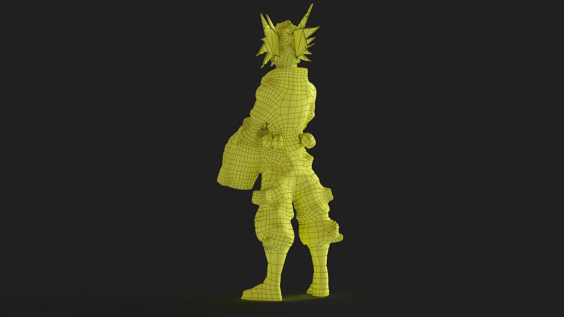 3D model Katsuki Bakugo My Hero Academia VR / AR / low-poly | CGTrader