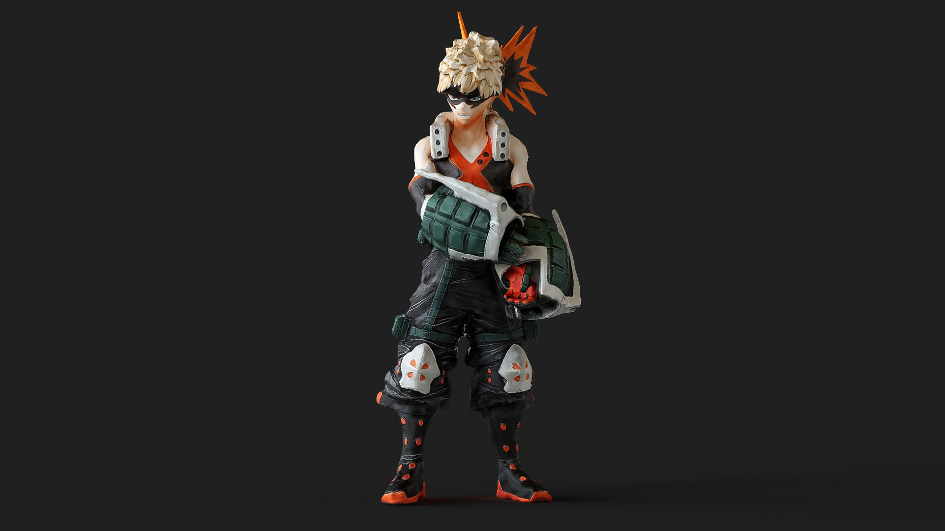 3D model Katsuki Bakugo My Hero Academia VR / AR / low-poly | CGTrader