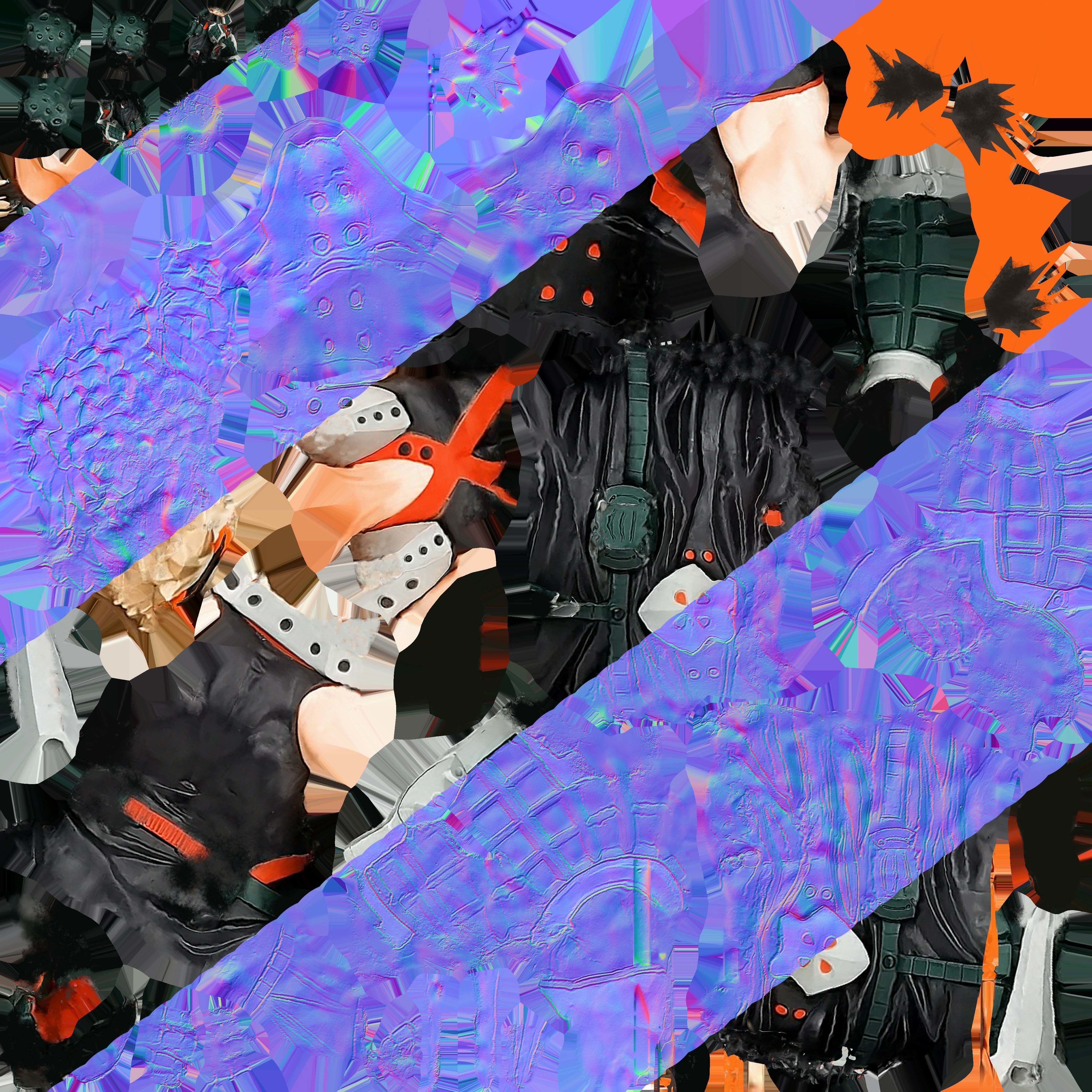 3D model Katsuki Bakugo My Hero Academia VR / AR / low-poly | CGTrader