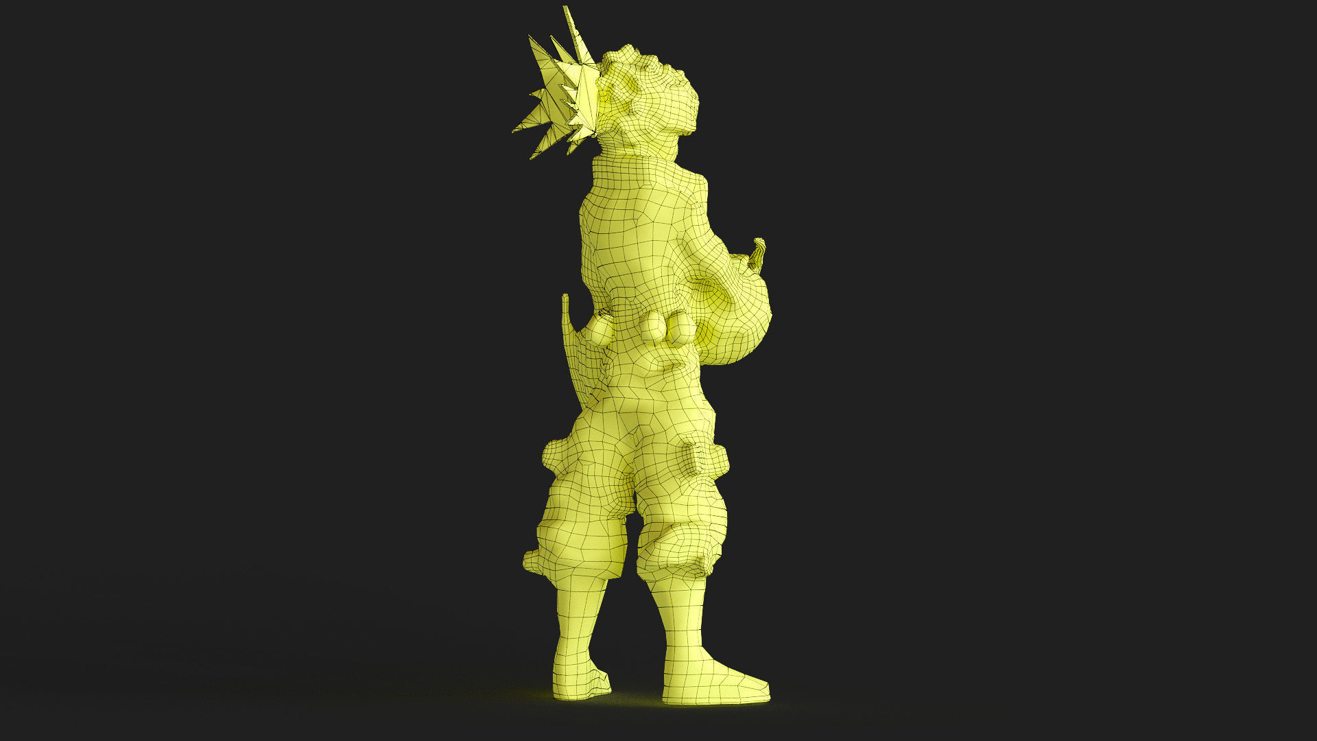 3D model Katsuki Bakugo My Hero Academia VR / AR / low-poly | CGTrader