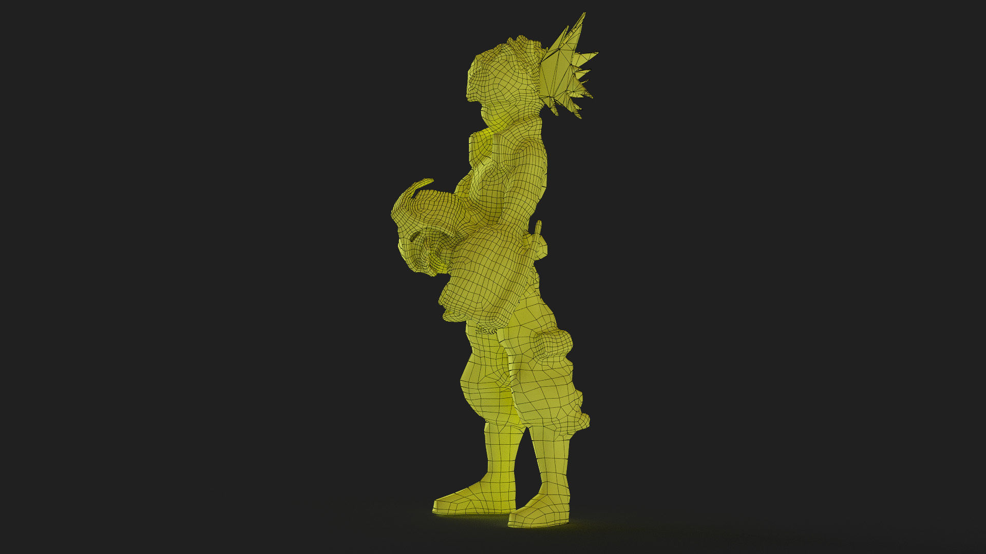 3D model Katsuki Bakugo My Hero Academia VR / AR / low-poly | CGTrader