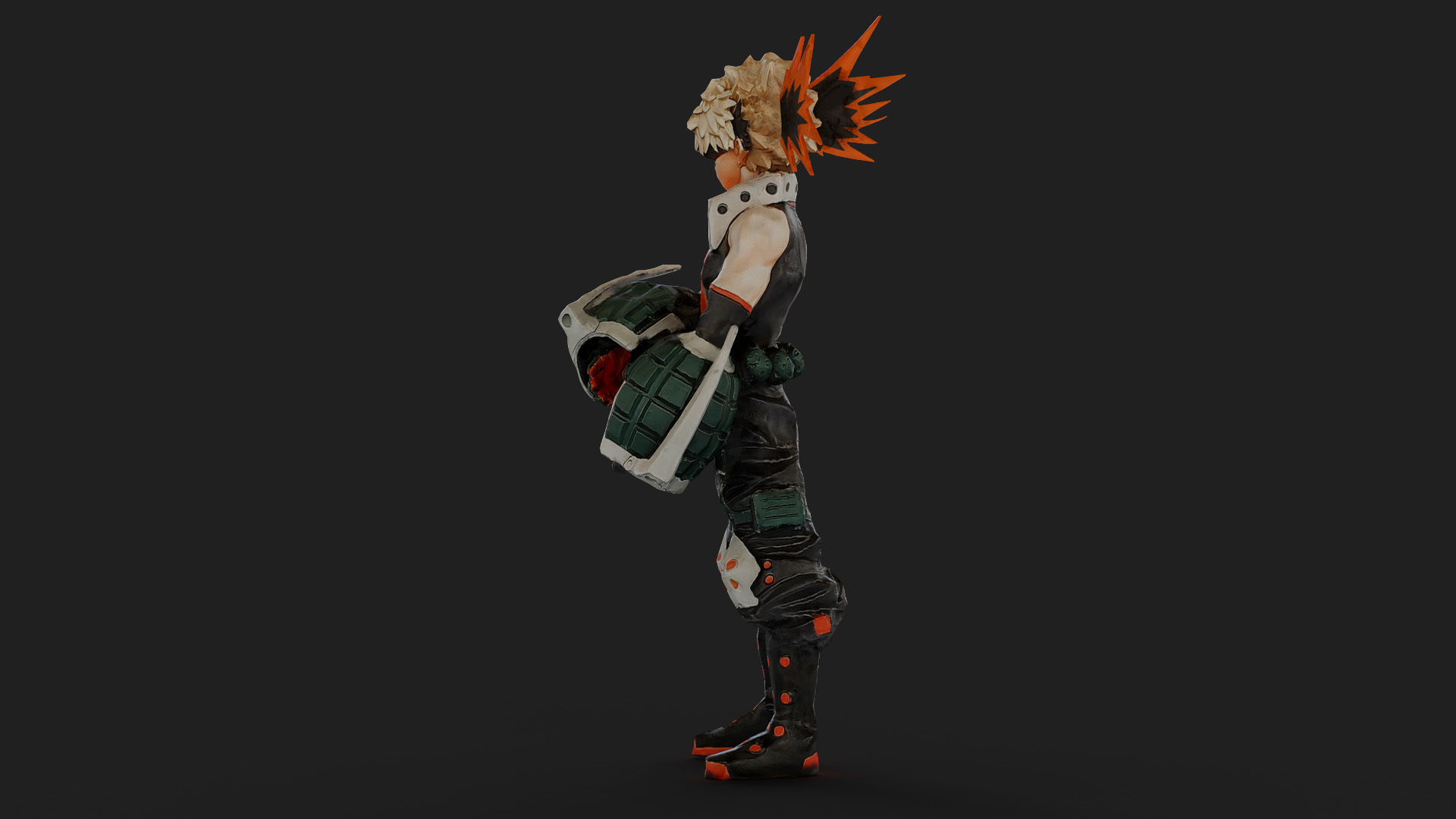 3D model Katsuki Bakugo My Hero Academia VR / AR / low-poly | CGTrader