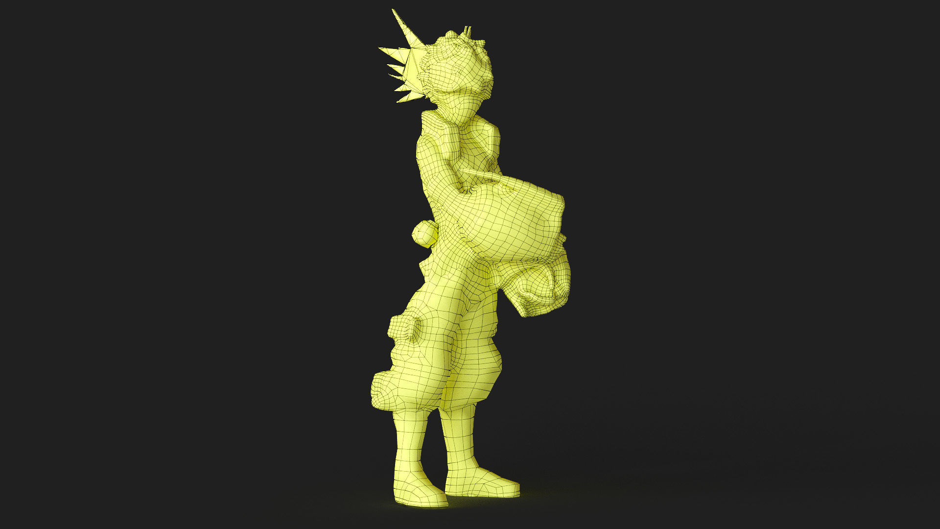 3D model Katsuki Bakugo My Hero Academia VR / AR / low-poly | CGTrader