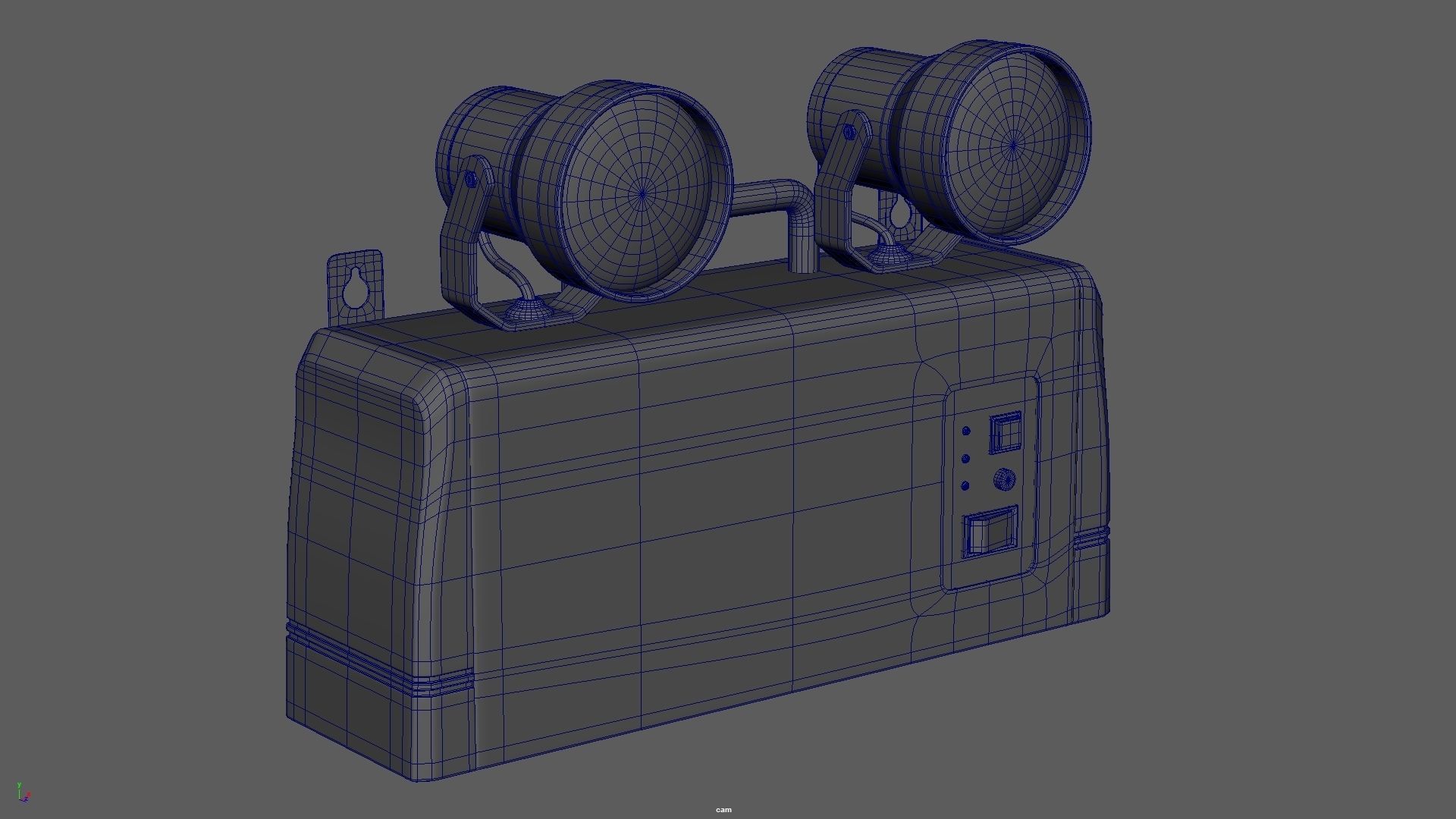 Old Emergency Light 3D model | CGTrader