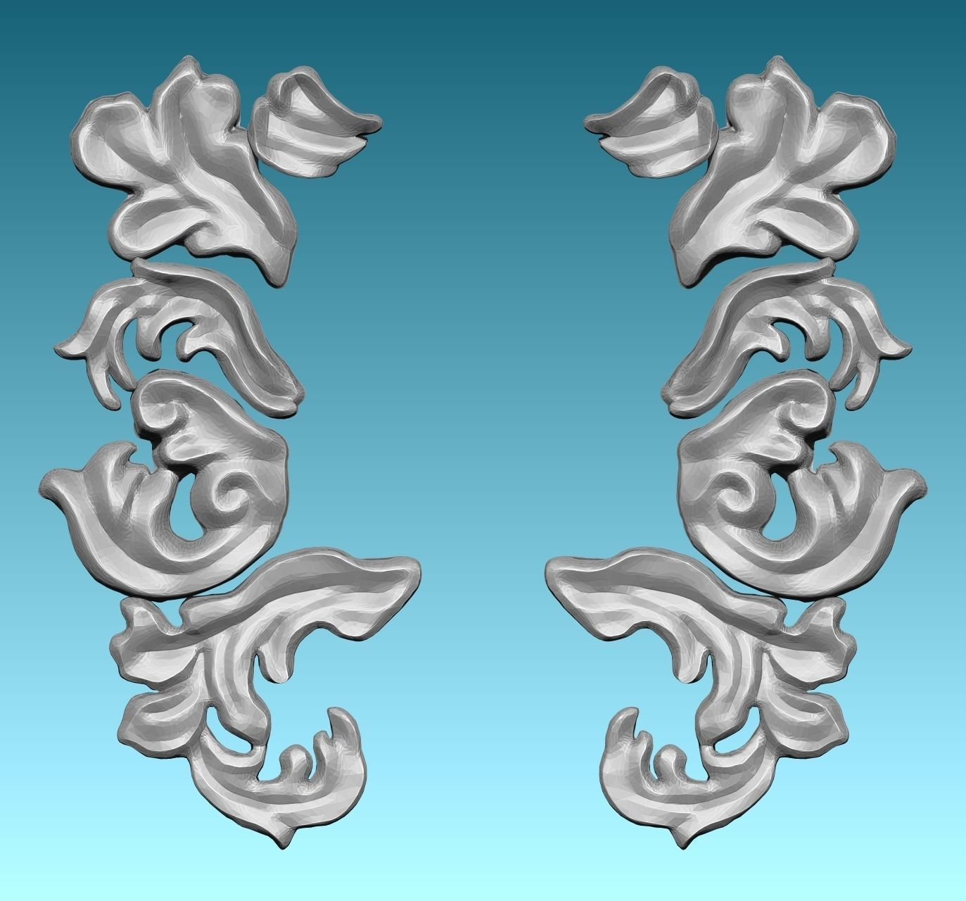 Medieval Blazon-Coat of Arms - Exchangeable parts CNC 3D model 3D ...