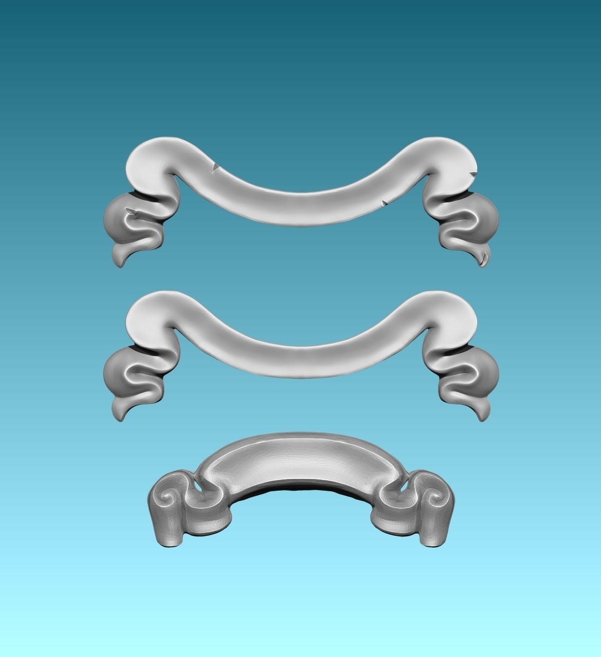 Medieval Blazon-Coat of Arms - Exchangeable parts CNC 3D model 3D ...