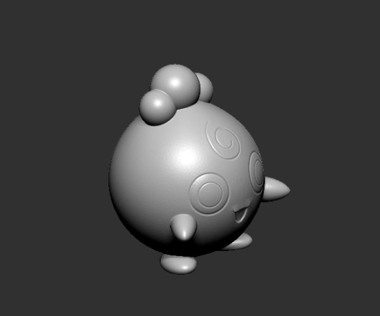 Igglybuff Pokemon Scale World figure 3D model 3D printable | CGTrader