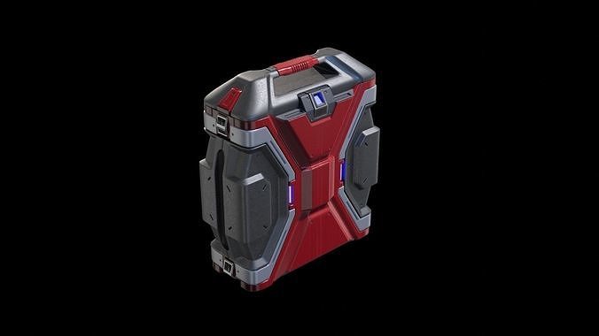 3D Concept sci fi box 6 free 3D model | CGTrader