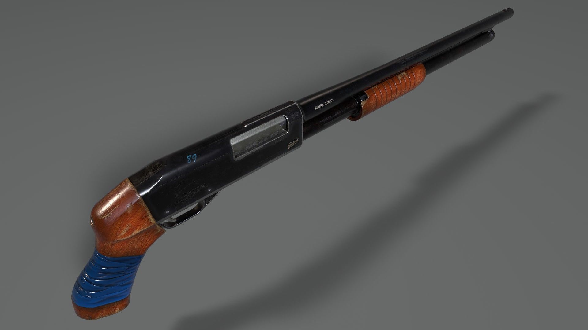 3D model Izh-81 pump shotgun V2 VR / AR / low-poly | CGTrader