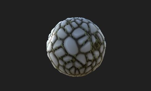 Texture Stylized Cobblestone PBR Material VR / AR / low-poly | CGTrader