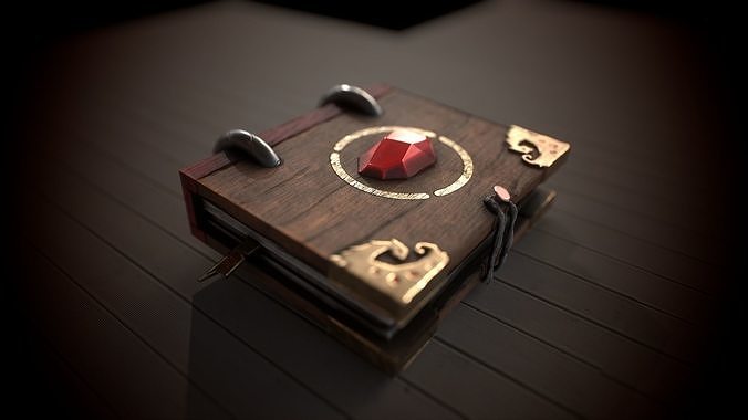 Stylized book free VR / AR / low-poly 3D model | CGTrader
